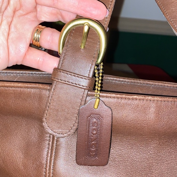 Coach | Bags | Coach Waverly Soho Brown Leather Tote Bag 433 | Poshmark